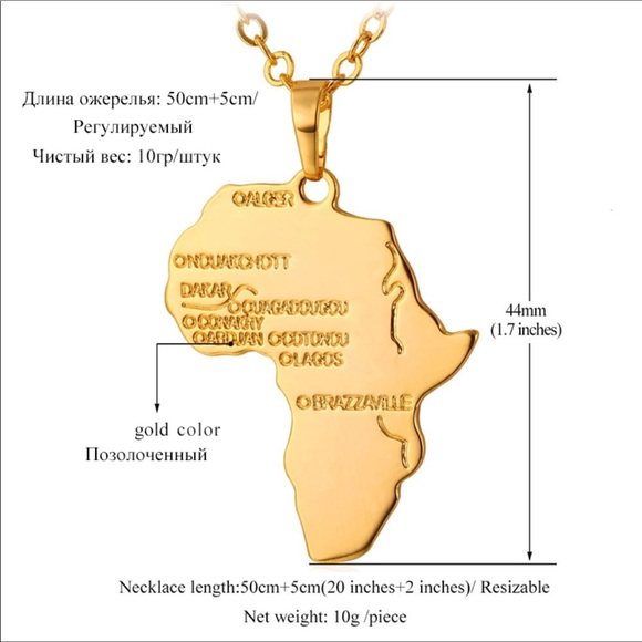 Accessories | New 18k Gold Map Necklace | Poshmark